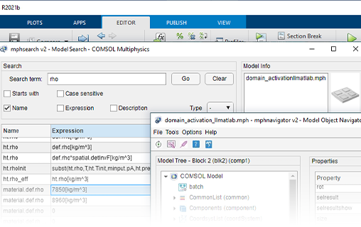 LiveLink™ for MATLAB®