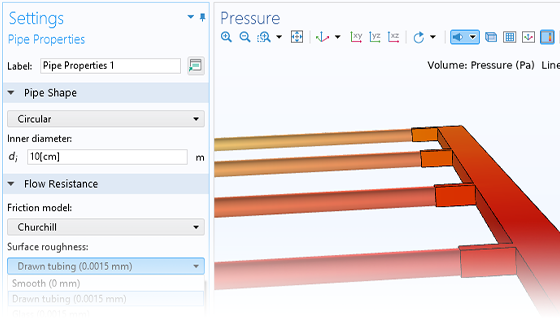 COMSOL Pipe Flow Module 管流模組-皮托科技