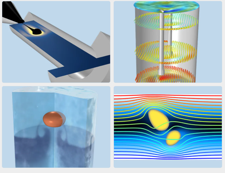 COMSOL CFD Module流體力學模擬-皮托科技/工業模擬專家