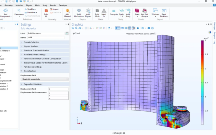 COMSOL Structural Mechanics Module結構力學模組-皮托科技