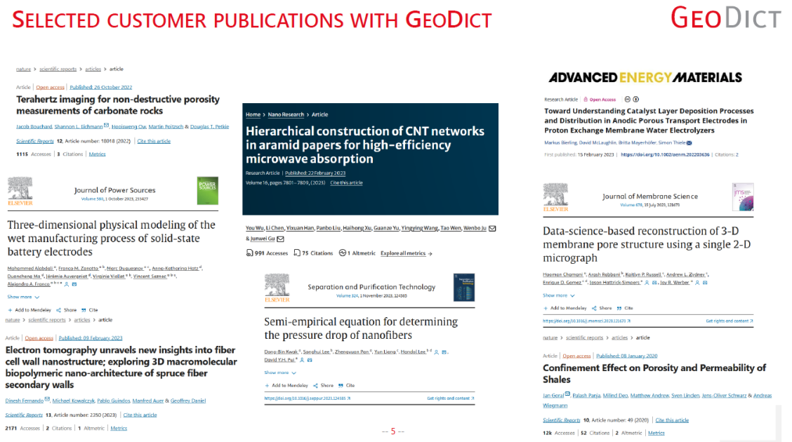先進材料微觀結構AI分析軟體 GeoDict-皮托科技/工業模擬專家
