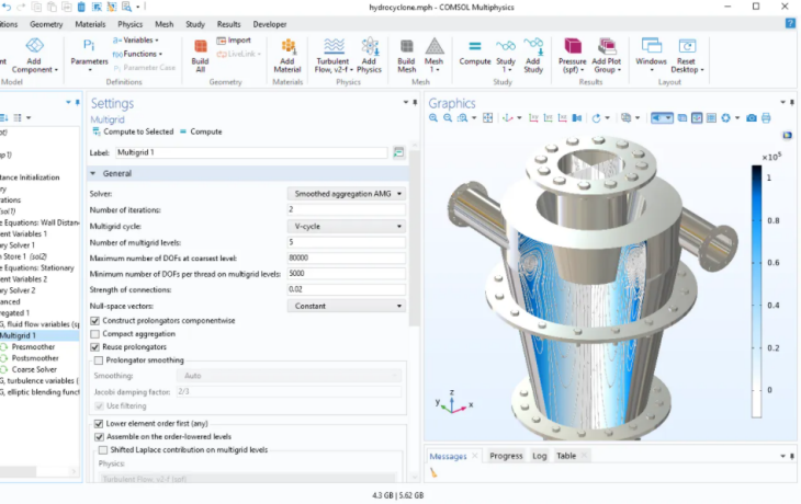 COMSOL CFD Module流體力學模擬-皮托科技/工業模擬專家