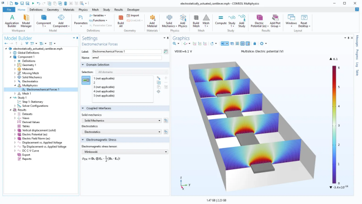 COMSOL MEMS Simulation微機電模組-皮托科技