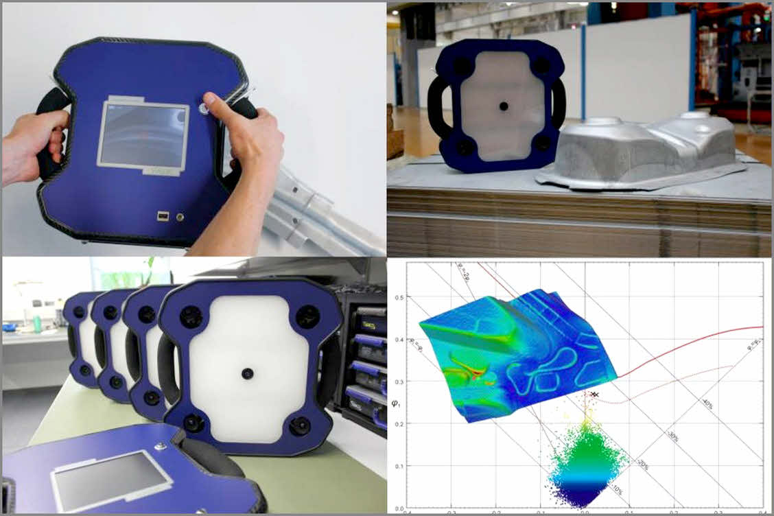 沖壓件應變分析掃瞄系統 AutoGrid®-皮托科技