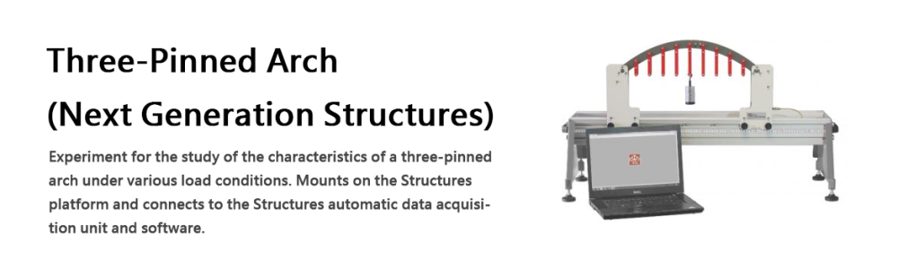 三鉸鏈(Three-Pinned Arch)實驗設備 STS-9