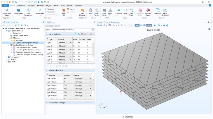 COMSOL Composite Materials Simulation複合材料模擬模組-皮托科技