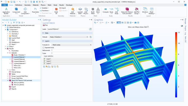 COMSOL Composite Materials Simulation複合材料模擬模組-皮托科技